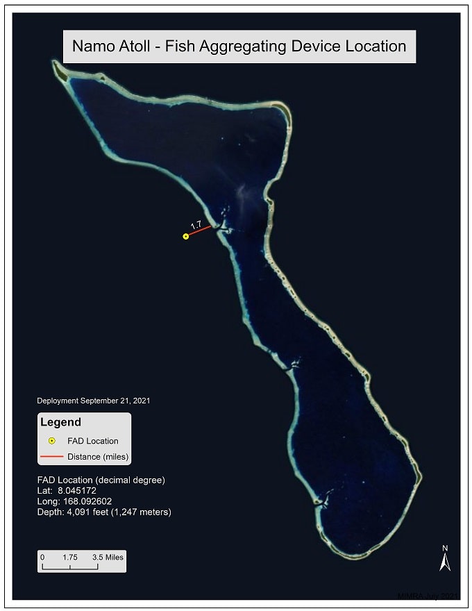 2021 Namu FAD - Namu, MH - Marshall Islands Marine Resources Authority
